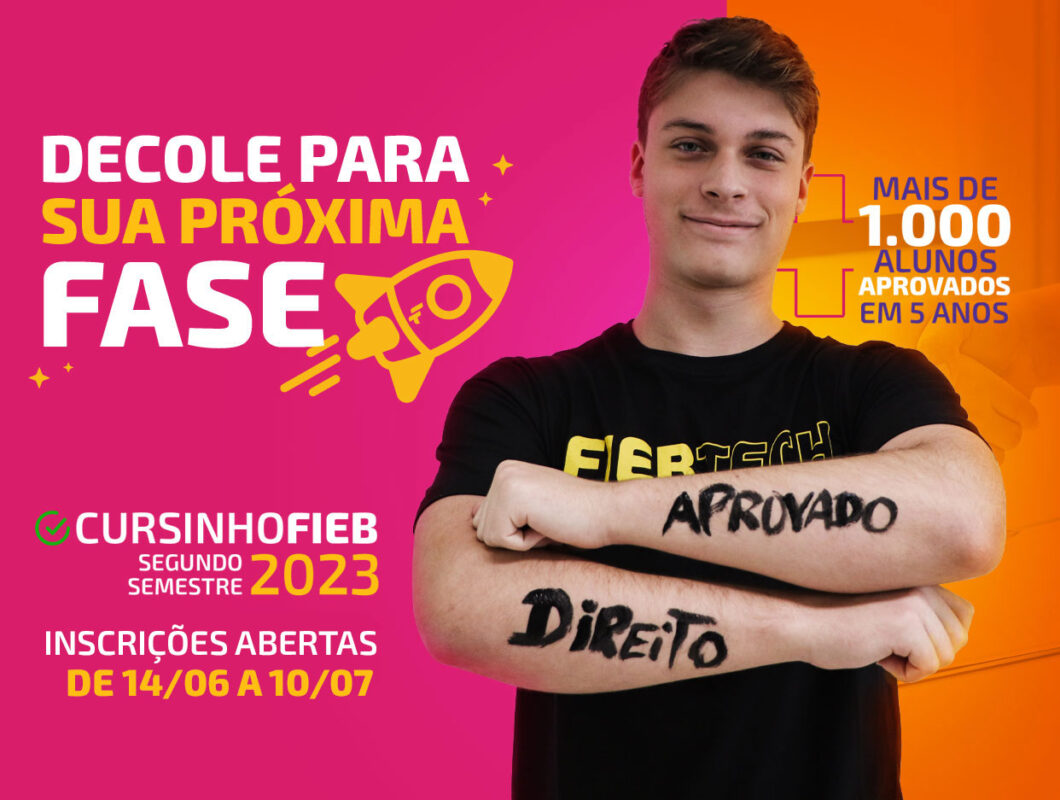 Vestibulinho Fieb: inscrições para cursinho vão até 10/7