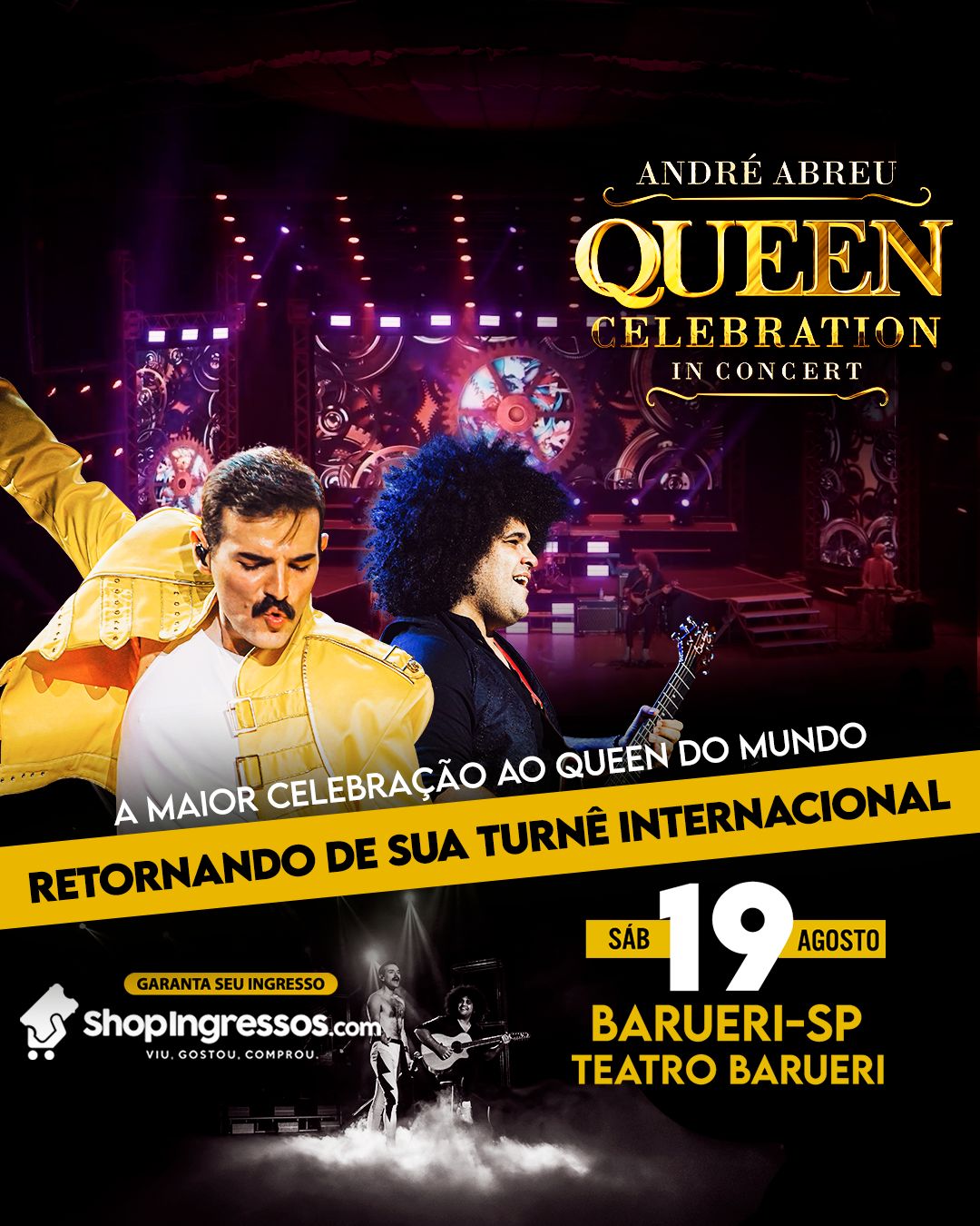Queen Celebration in Concert retorna a Barueri no dia 19/8